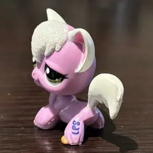 Toys | Authentic Littlest Pet Shop 2271 Glitter Sparkle Purple Longhair ...
